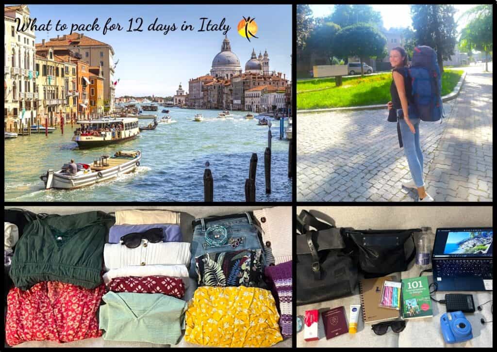 What To Pack For 12 Days In Italy: Complete Guide + Printable Sheet ...